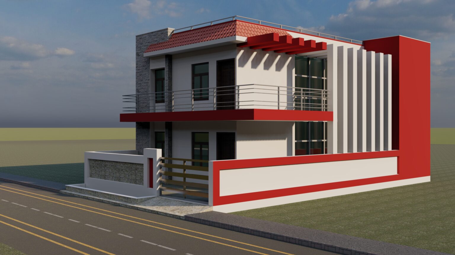 Complete House 3D Model In Revit complete-house-3d-model-in-revit